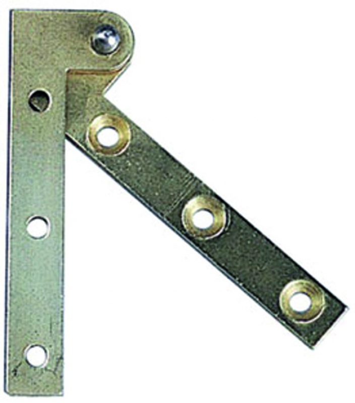 pivot coudé double lame laiton la paire H et B 60 mm Ghe