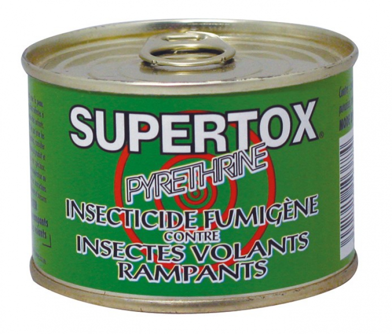 insecticide fumigène Supertox U2 - contre insectes volants et rampants ...