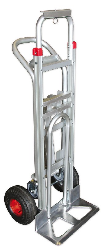 diable/chariot alu 3 positions - capacité 250 kg (diable) / 350 kg ...