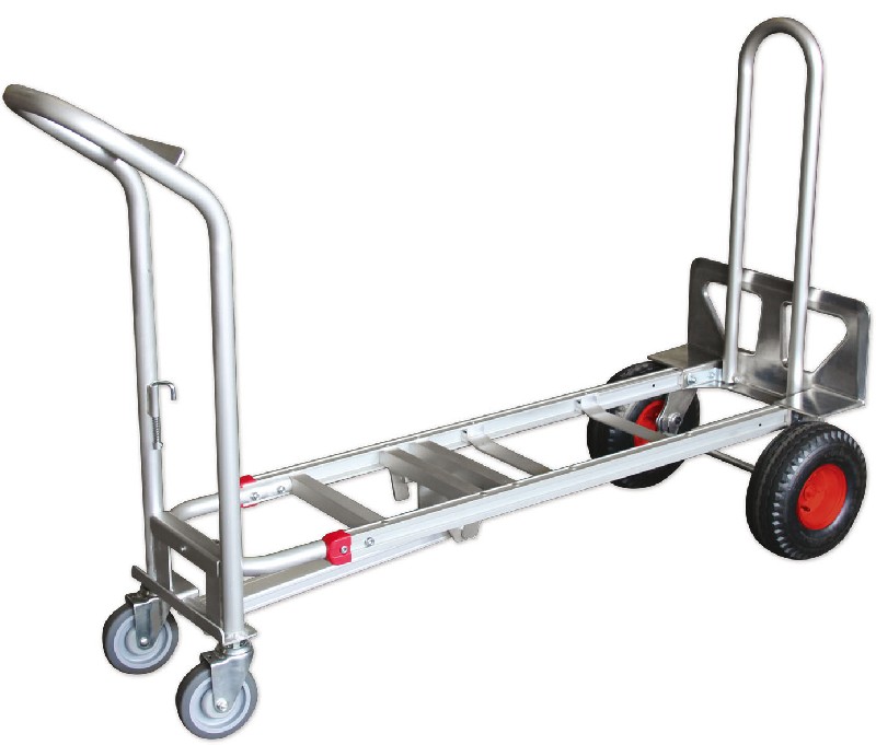 diable/chariot alu 3 positions - capacité 250 kg (diable) / 350 kg ...