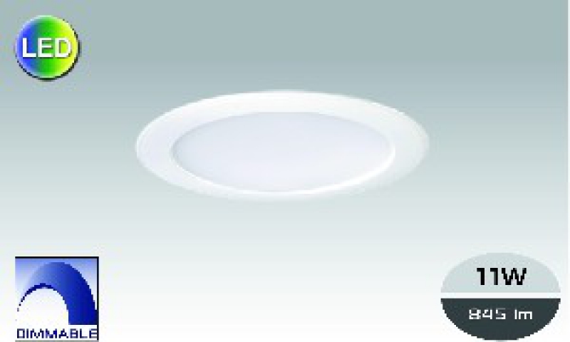 spot rond enc. LED " BIRDY " 11 W 845 lm teinte 4000°K 230 V cl II