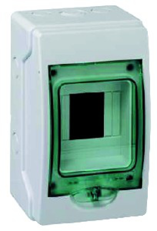 coffret plastique étanche " Mini Kaedra " 4 mod. 200x123x112 mm 63A