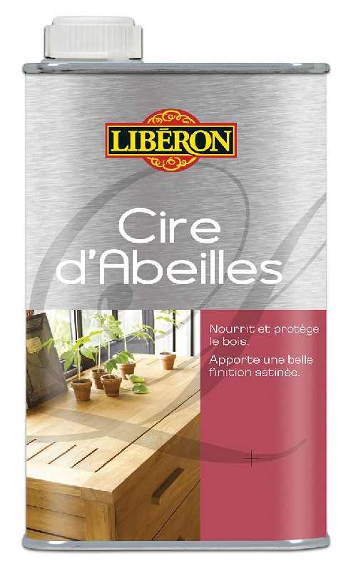 cire d'abeilles – nourrit et protège le bois – s'applique et se lustre ...