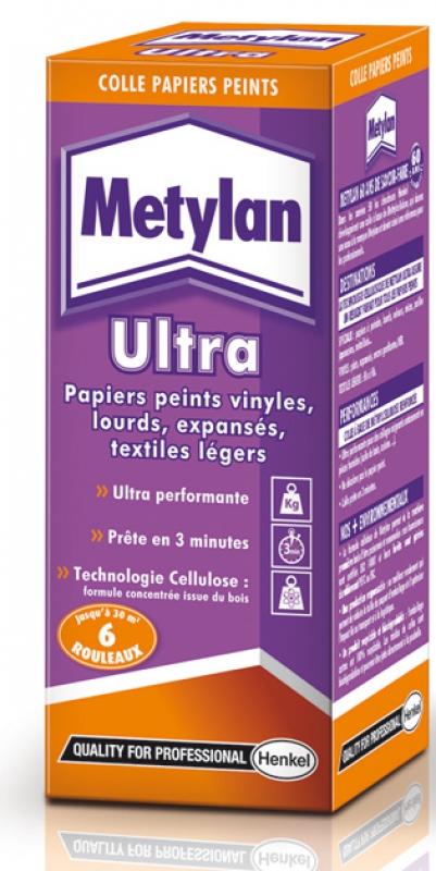 METYLAN ULTRA - colle pour papiers vinyls lourds expansés, textiles ...