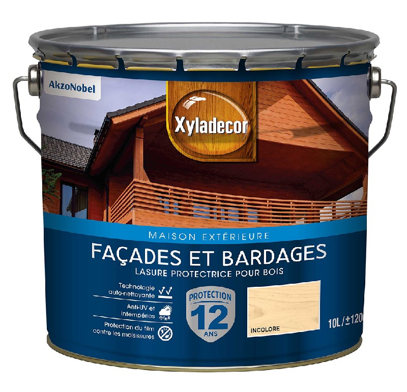 lasure protectrice transparente longue durée pour façades et bardages ...